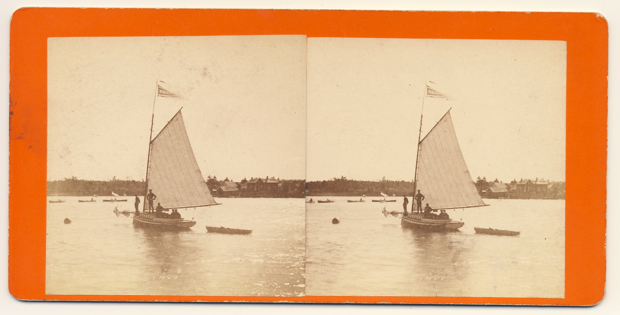 Two sailboats – Ralston, Vermont's "Green Island" City